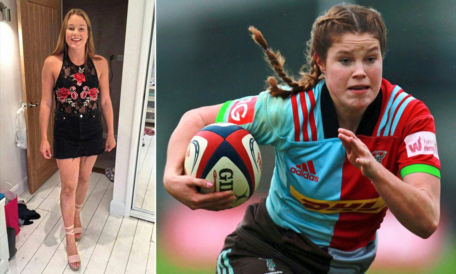 Both Jess Breach And Her Partner Archie White Are Rugby Players