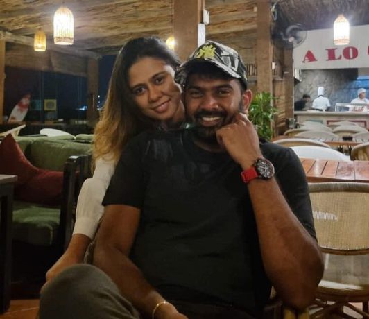 Unveiling the Mystery: Who is Sandrine Pereira, the Stunning Wife of Bhanuka Rajapaksa?