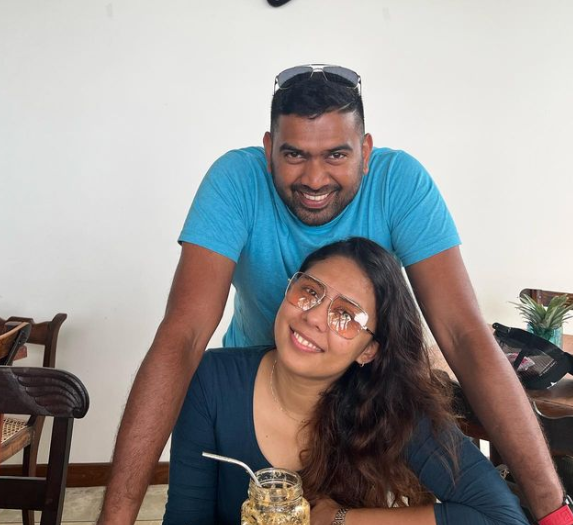 Unveiling the Mystery: Who is Sandrine Pereira, the Stunning Wife of Bhanuka Rajapaksa?