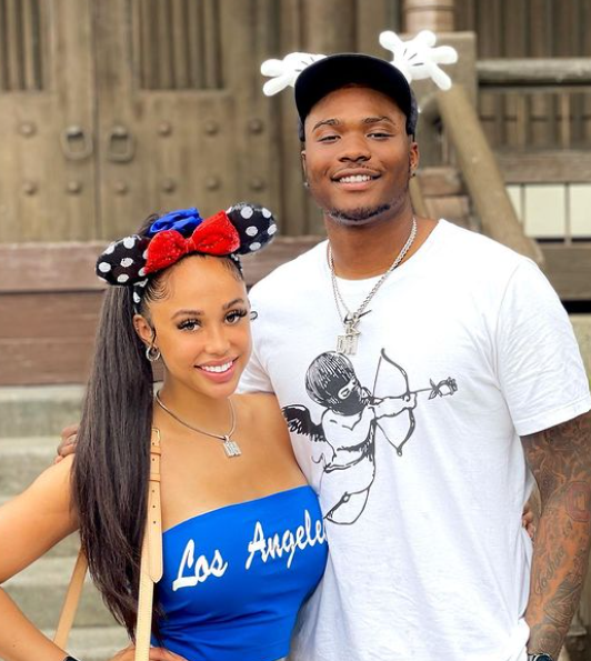 Who is Dwayne Haskins Wife Kalabrya Gondrezick-Haskins? Age Gap ...