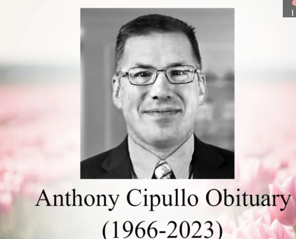 OBITUARY: Anthony Cipullo Death Cause & Family Tree Details