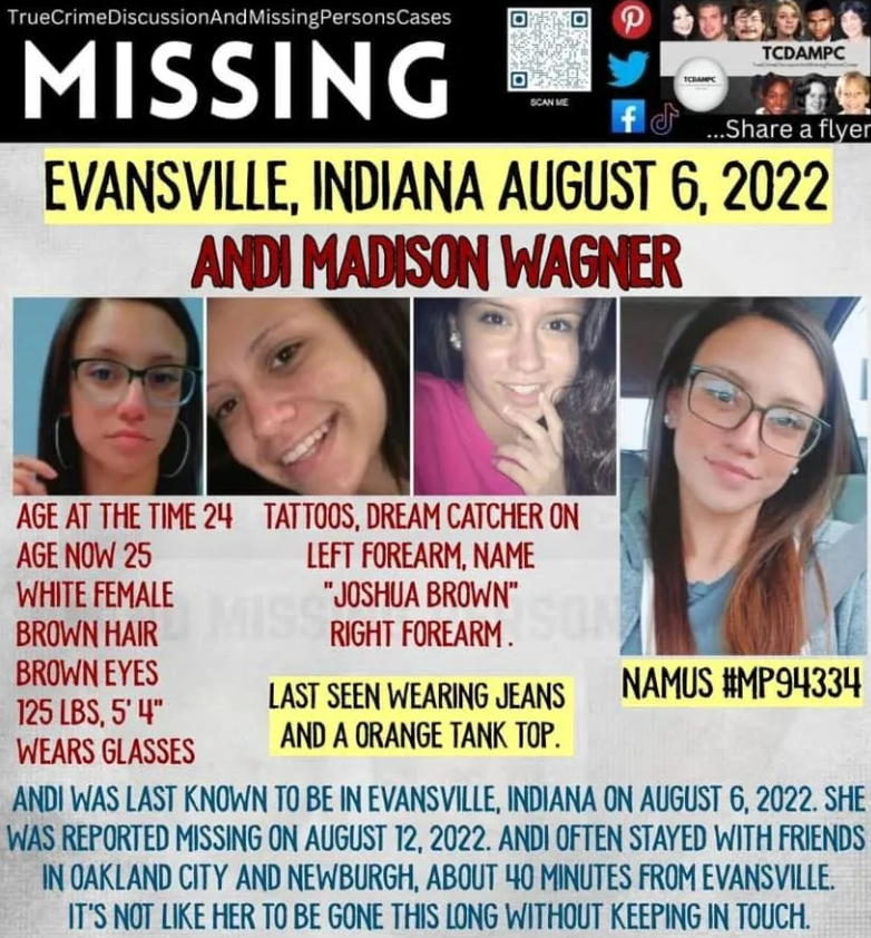 Andi Wagner Missing Update: Is Andi Wagner Found Yet? Family's Pleads ...