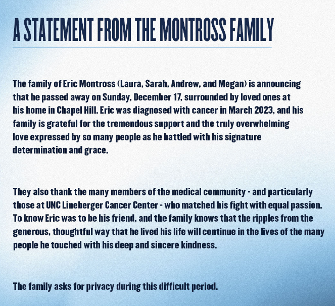 Meet Eric Montross Parents: Scott Montross (Father) Was Also A ...