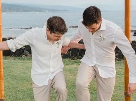 Who Is Oliver Mulherin Husband? Marriage Photo And Married Partner Sam ...