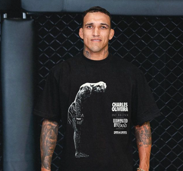 Charles Oliveira Unveils His Child's Name to Fans