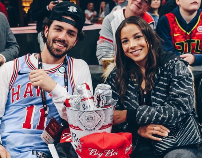 Dansby Swanson's Wife Mallory Showcases Latest Topps Card from Wrigley ...