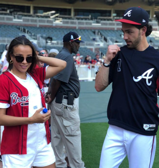 Dansby Swanson's Wife Mallory Showcases Latest Topps Card from Wrigley ...