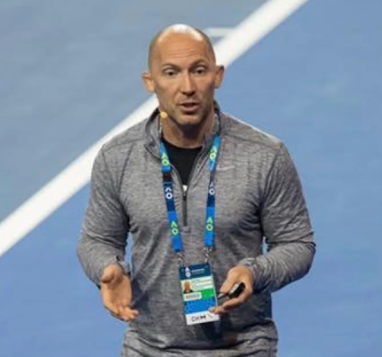 Jason Stacy (Fitness Coach): Aryna Sabalenka High-Fiving and Giving his ...