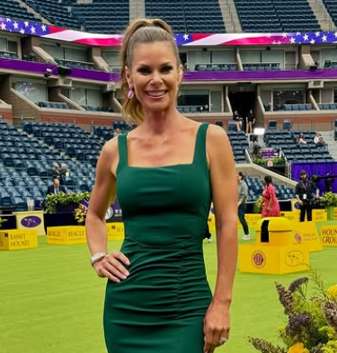 Jamie Little Shines in Fuchsia Pink Blazer During Truck Series ...