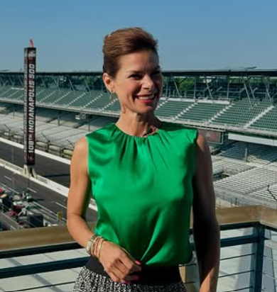 Jamie Little Shines in Fuchsia Pink Blazer During Truck Series ...