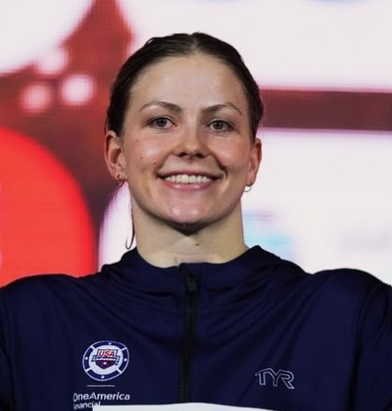 Katharine Berkoff Breaks Silence After Surpassing Regan Smith